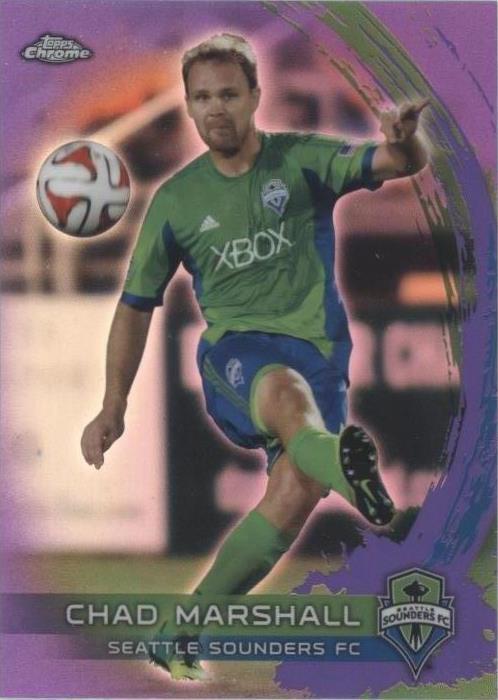 2014 Topps Chrome MLS - Chad Marshall #26 Purple Refractor for sale ...