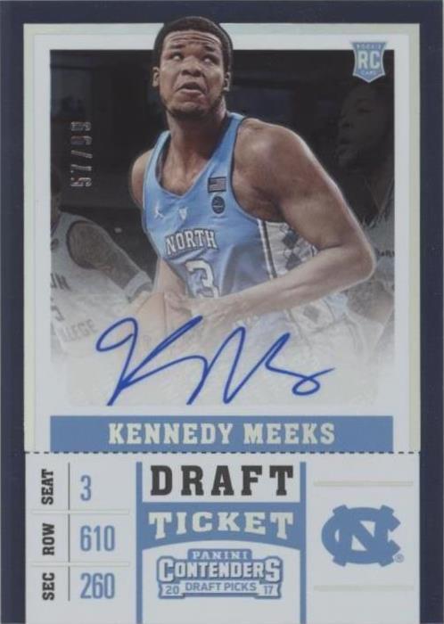 2017-18 Panini Contenders Draft Picks - College Draft Ticket #126 ...