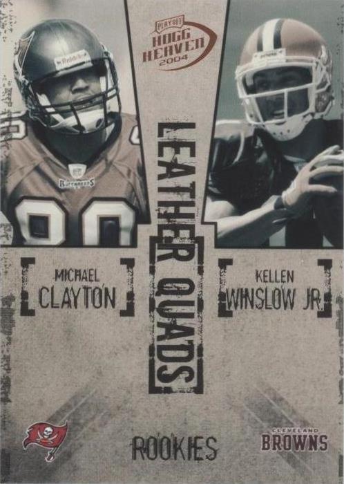 2004 Playoff Hogg Heaven - Leather Quads #LO-25 Julius Jones, Kellen ...