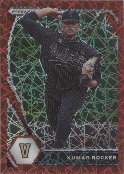 2021 Panini Prizm Draft Picks - Kumar Rocker #PDP10 Red Velocity Prizm ...