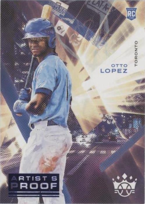 2022 Panini Diamond Kings - Rookies I Otto Lopez #86 Artist Proof Blue ...