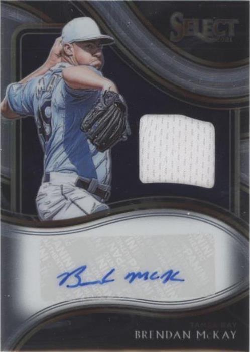 2021 Panini Select - Signature Materials #SM-BM Brendan McKay /99 (AU ...
