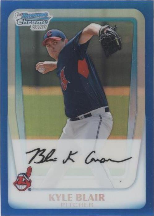 2011 Bowman Chrome - Prospects Blue Refractor #BCP114 Kyle Blair /150 ...