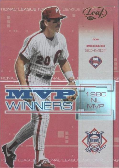 2004 Leaf - Mvp Winners Mike Schmidt #MW-5 Gold /500 for sale online | eBay