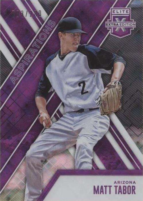 2017 Panini Elite Extra Edition - Aspirations Purple #82 Matt Tabor ...