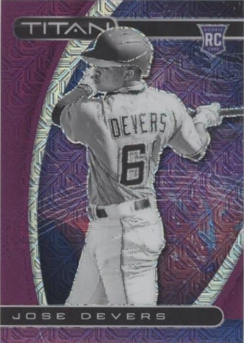 2021 Panini Chronicles - Titan Jose Devers #8 Purple Mojo /99 (RC) for ...