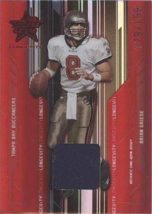 2005 Leaf Rookies & Stars Longevity - Brian Griese #89 Ruby Materials /199 (MEM) for sale online ...