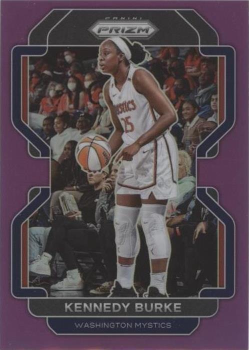 2022 Panini Prizm WNBA - Kennedy Burke #78 Purple Prizm /99 (RC) for ...
