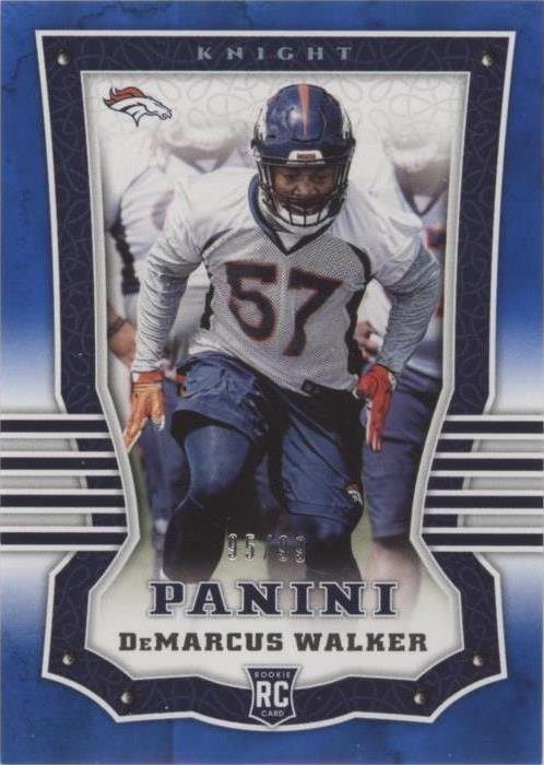 2017 Panini - Rookies Blue Knight #152 DeMarcus Walker /99 (RC) for ...