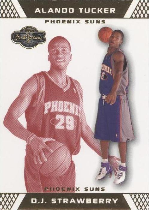 2007-08 Topps Co-Signers - Gold Red #93 Alando Tucker, D.J. Strawberry ...