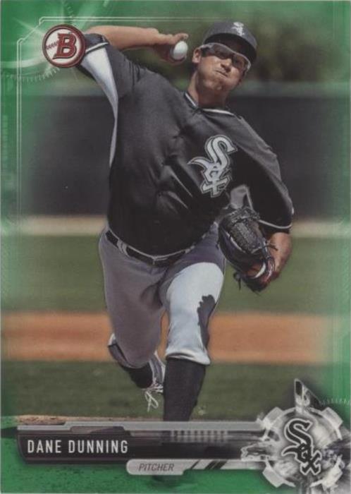 2017 Bowman Draft - Dane Dunning #BD-186 Green /99 (RC) for sale online ...
