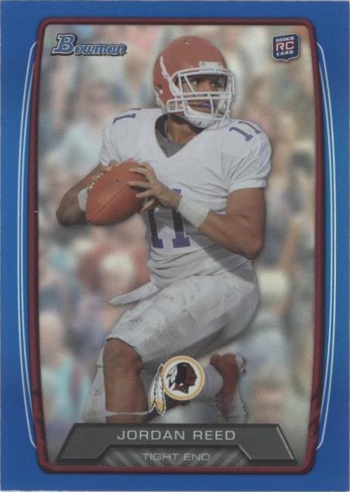 2013 Bowman - Blue Rainbow Foil #162 Jordan Reed /499 (RC) for sale ...