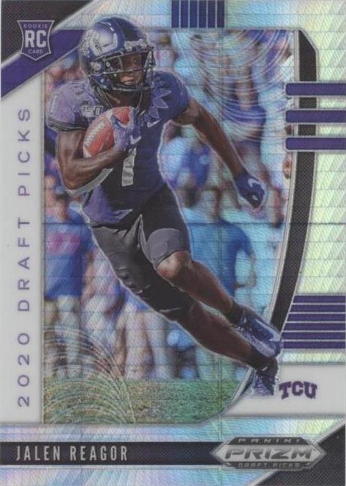 2020 Panini Prizm Draft - Draft Picks Rookies Hyper Prizm #117 Jalen ...