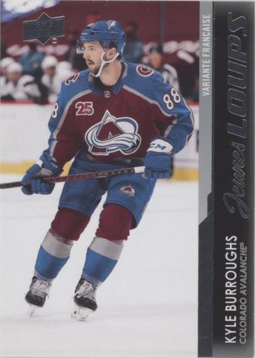 2021-22 Upper Deck Series 1 - Young Guns #206 Kyle Burroughs (RC) for ...