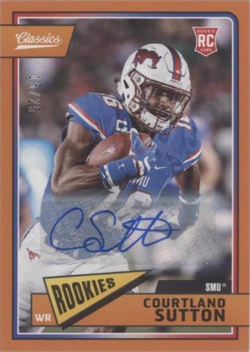 2018 Panini Classics - Rookies Significant Signatures Orange #223 ...