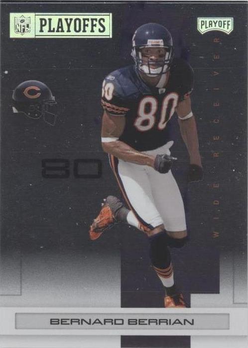 2007 Playoff NFL Playoffs - Silver Metalized #16 Bernard Berrian /249 ...
