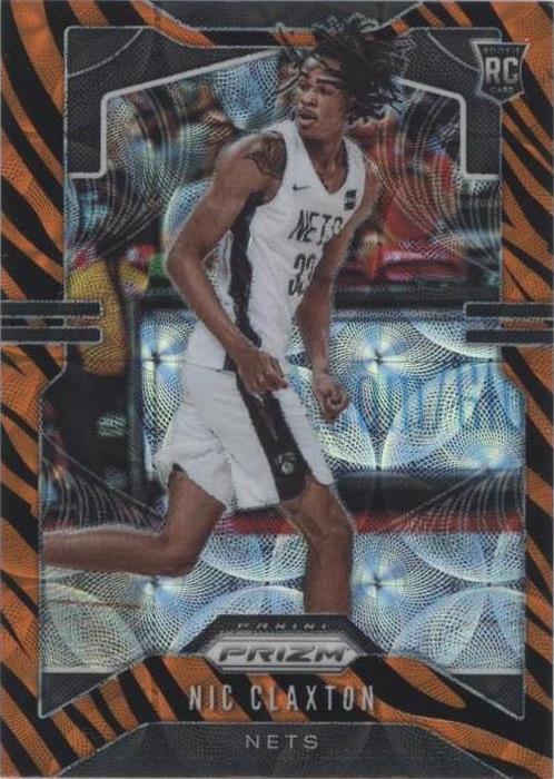 2019-20 Panini Prizm - Rookie Nic Claxton #292 Choice Tiger Stripes ...