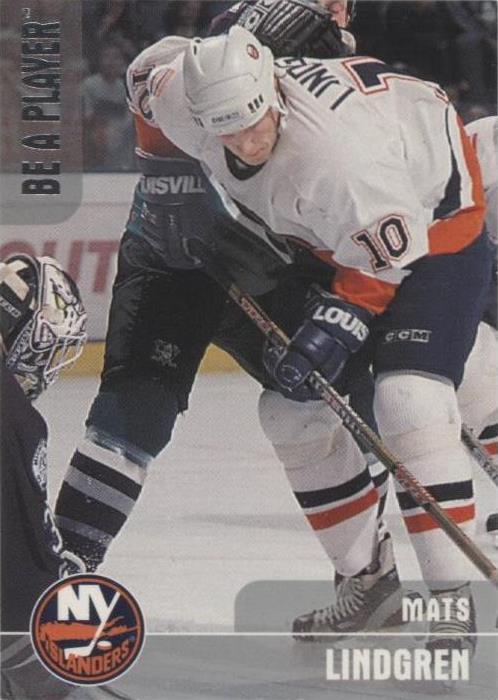 1999-00 In the Game Be A Player Memorabilia - Silver #205 Mats Lindgren ...