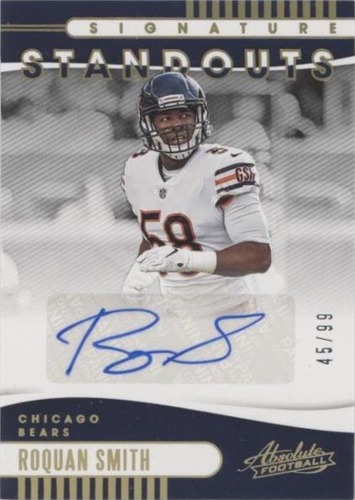 2019 Panini Absolute - Signature Standouts #SS-RS Roquan Smith /99 (AU ...