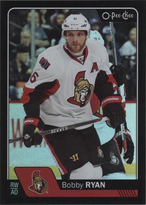 2016-17 O-Pee-Chee - Black Rainbow Foil #545 Bobby Ryan /100 for sale ...