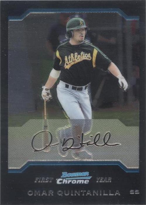 2004 Bowman Chrome - First Year Omar Quintanilla #199 (RC) for sale ...