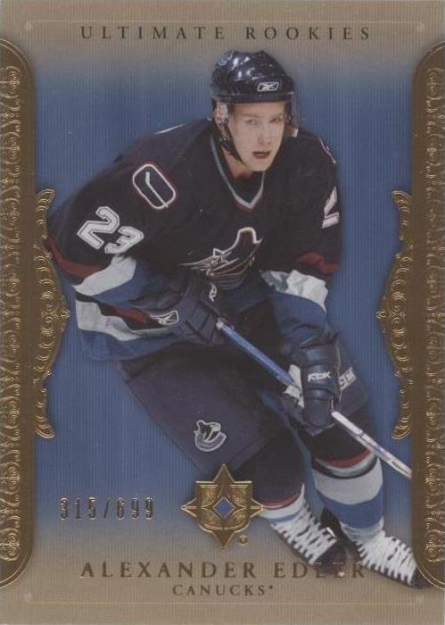 2006-07 Ultimate Collection - Ultimate Rookies Alexander Edler #101 / ...