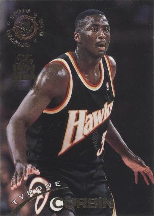 1994-95 Topps Stadium Club - The 1995 NBA Finals #187 Tyrone Corbin for ...