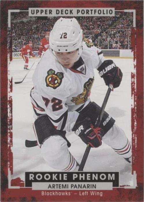 2015-16 Upper Deck Portfolio - Rookie Color Photos Artemi Panarin #215 ...