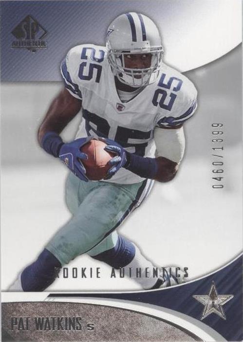 2006 SP Authentic - Rookie Authentics Pat Watkins #171 /1399 (RC) for sale online | eBay