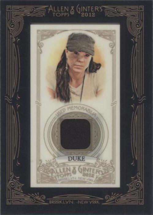 2012 Topps Allen & Ginter's - Framed Mini Relics Annie Duke #AGR-AD ...