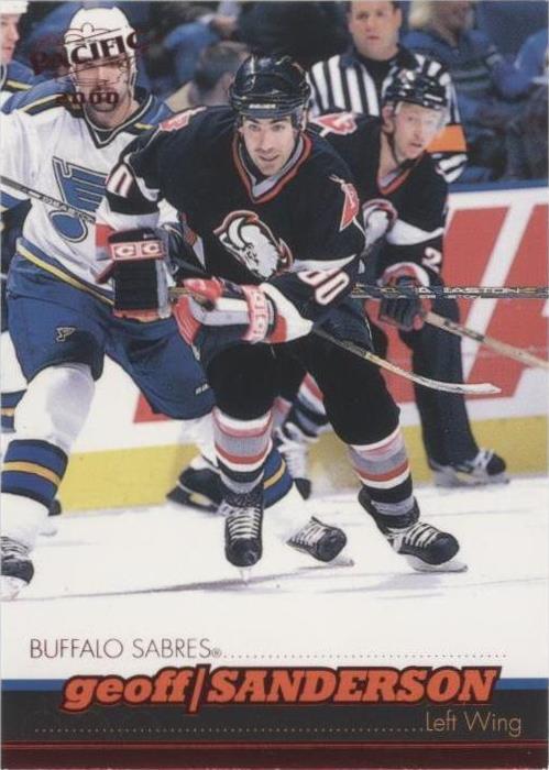 1999-00 Pacific - Red #44 Geoff Sanderson for sale online | eBay