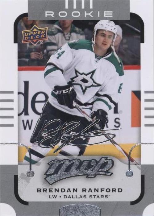 2015-16 Upper Deck MVP - Rookie Silver Script #185 Brendan Ranford (RC ...