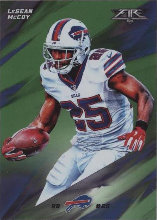 2015 Topps Fire - LeSean McCoy #83 Green /199 for sale online | eBay