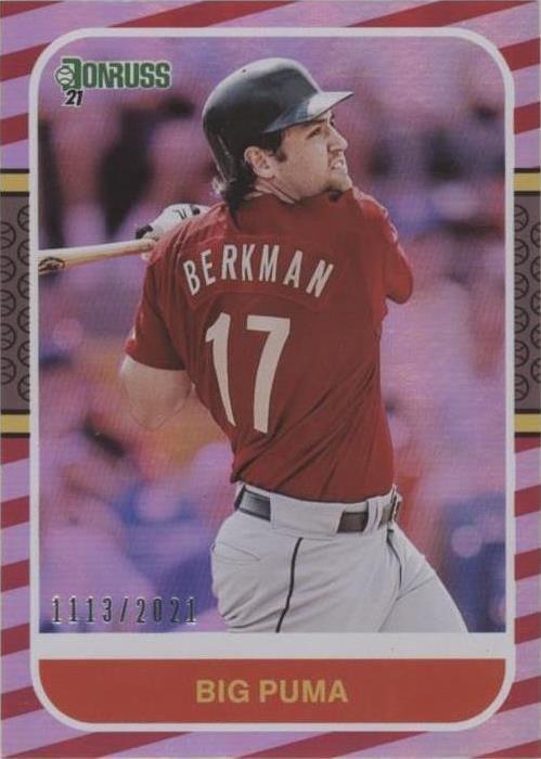 2021 Panini Donruss - Retro 1987 Variation Lance Berkman #223 Red Big ...
