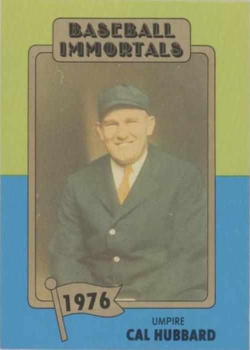 1980-87 SSPC Baseball Immortals - Cal Hubbard #154 (RC) for sale online ...