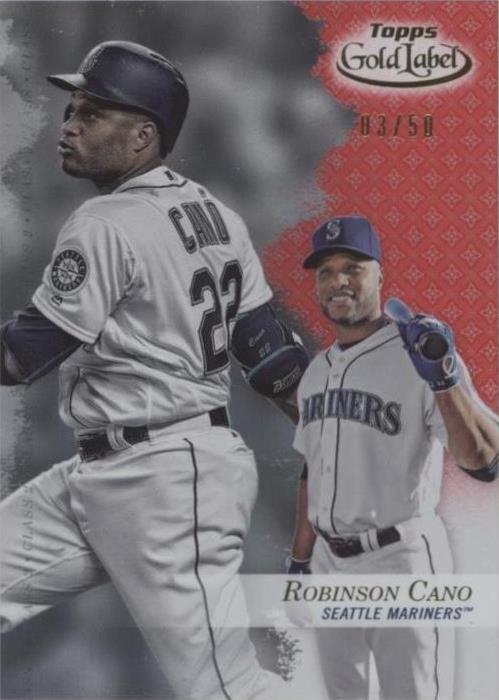2017 Topps Gold Label - Class 2 Red #16 Robinson Cano /50 for sale ...
