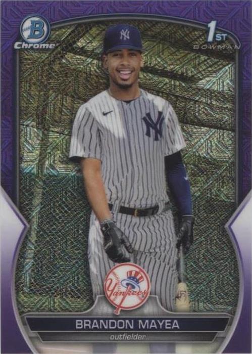 2023 Bowman Chrome - Prospects Purple Mojo Refractor #BCP-188 Brandon ...
