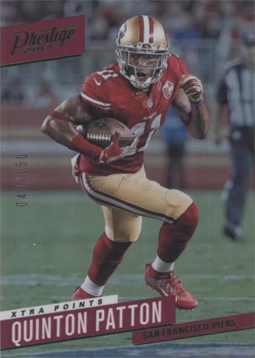 2017 Panini Prestige - Xtra Points Green #174 Quinton Patton /150 for ...