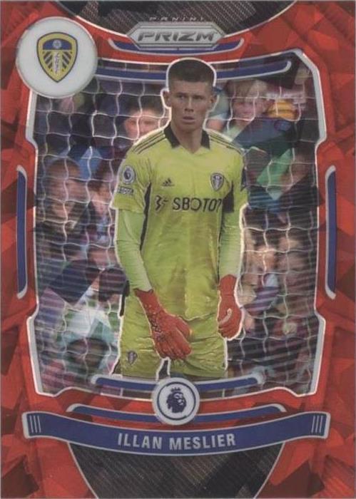 2021-22 Panini Prizm Premier League - Illan Meslier #211 Red Ice Prizm ...