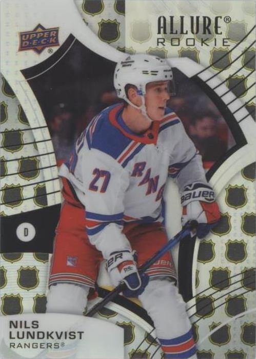 2021-22 Upper Deck Allure - Rookies Nils Lundkvist #106 1917 Nhl Shield ...