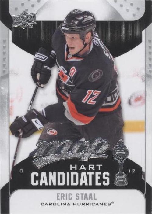 2009-10 Upper Deck MVP - Hart Candidates #HC6 Eric Staal for sale ...