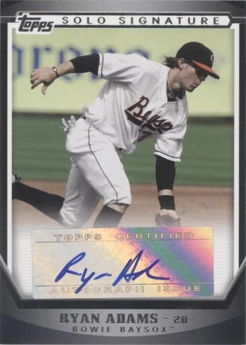 2011 Topps Pro Debut - Solo Signature Autographs #SSA-RA Ryan Adams (AU ...