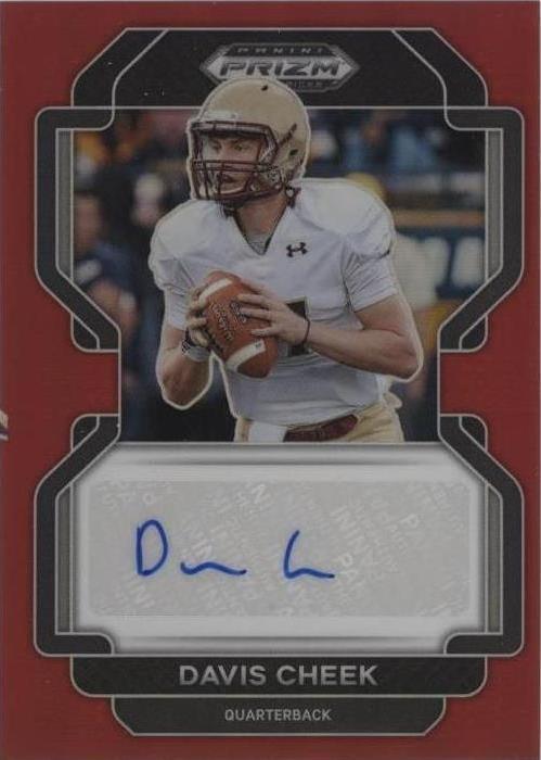 2023 Panini Prizm Draft Picks - 2022 Prizm Draft Picks Autographs Update Davis Cheek #RA-DCH Red ...