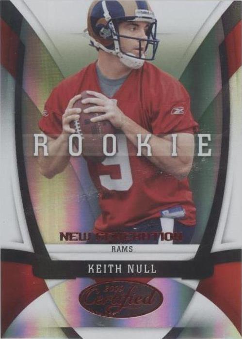 2009 Certified - New Generation Mirror Red #169 Keith Null /250 (RC ...