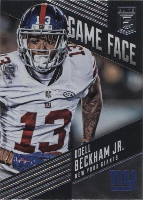 2016 Donruss Elite - Game Face #GF-OB Odell Beckham Jr. for sale online ...