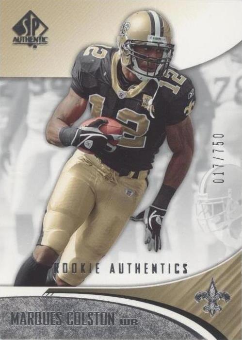 2006 SP Authentic - Rookie Authentics #94 Marques Colston /750 (RC) for ...