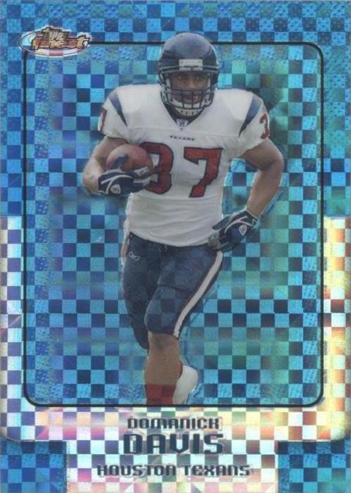 2006 Topps Finest - Domanick Davis #39 Blue X-Fractor /150 for sale ...