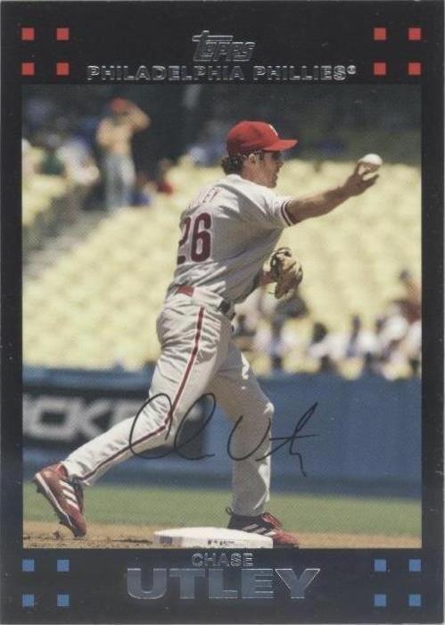 2007 Topps - Chase Utley #350 Red Back for sale online | eBay