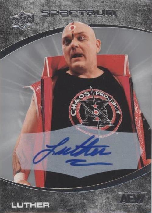 2021 Upper Deck AEW Spectrum - Luther #73 Autographs (AU, RC) for sale ...