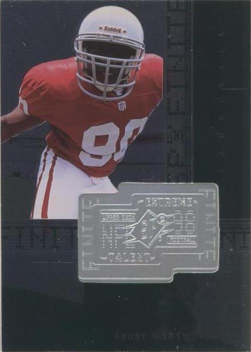1998 Upper Deck SPx Finite - Extreme Talent Andre Wadsworth #297 /7200 ...